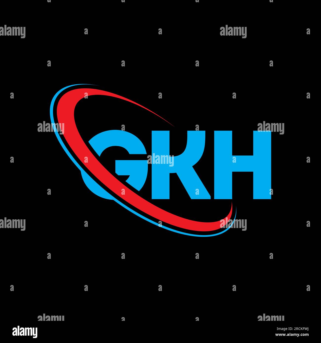 GKH logo. GKH letter. GKH letter logo design. Initials GKH logo linked ...