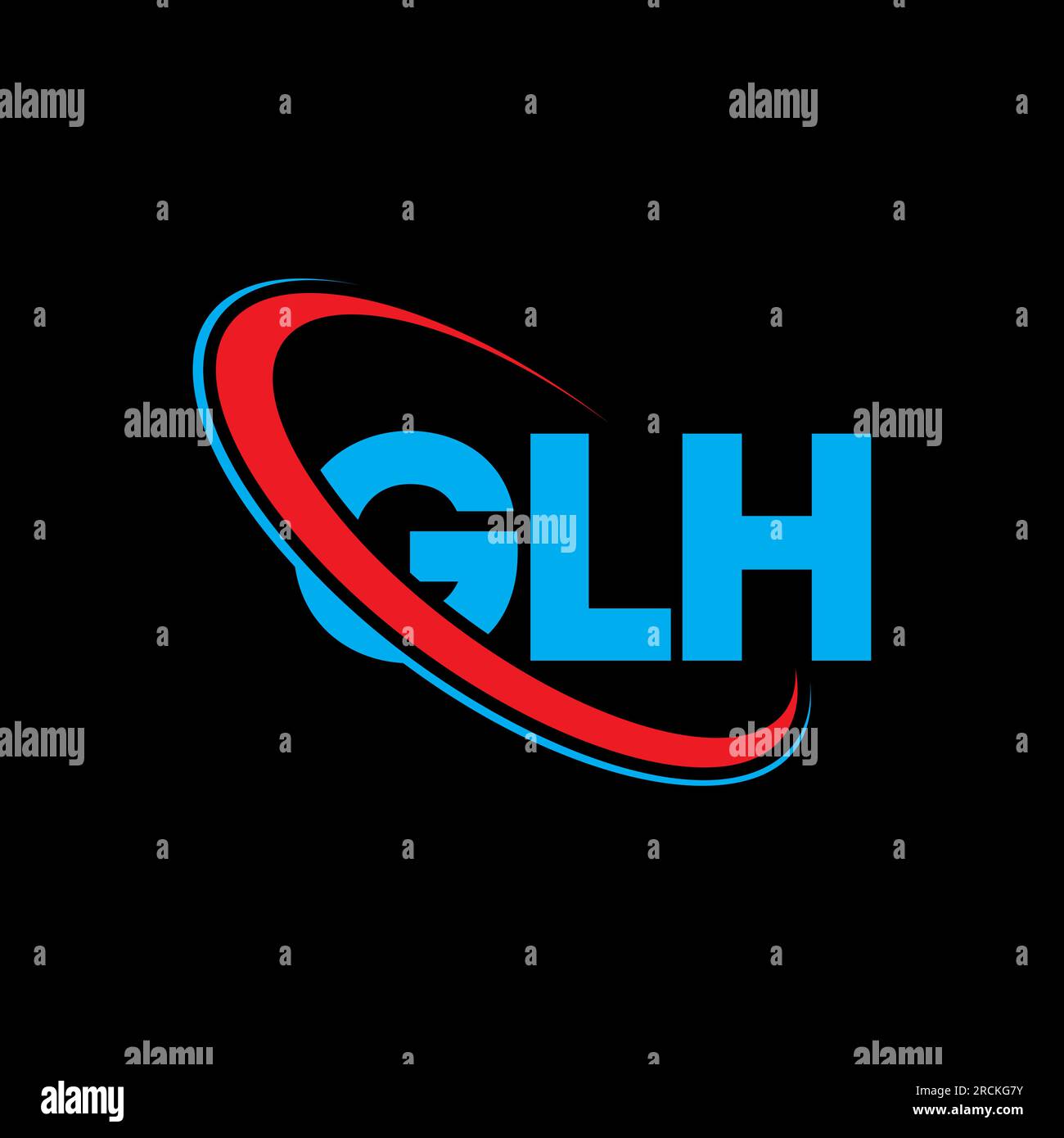 GLH logo. GLH letter. GLH letter logo design. Initials GLH logo linked ...