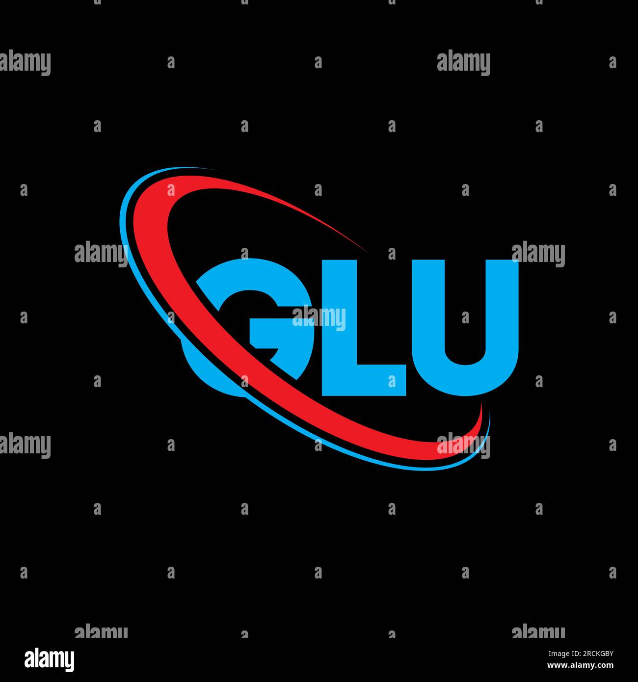 GLU logo. GLU letter. GLU letter logo design. Initials GLU logo linked ...