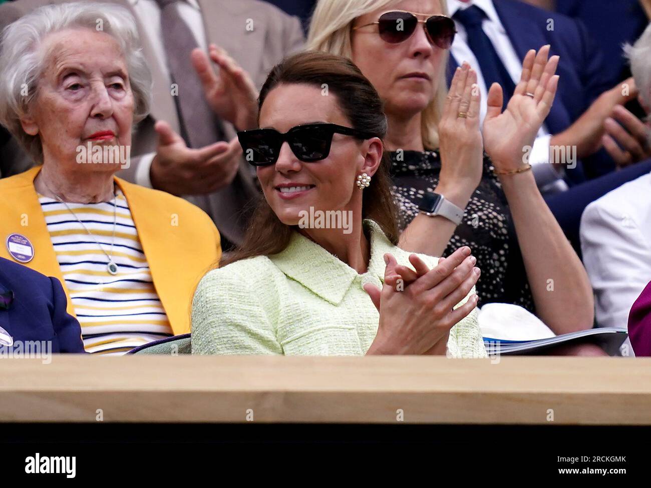 The Princess of Wales in the royal box on day thirteen of the 2023 ...
