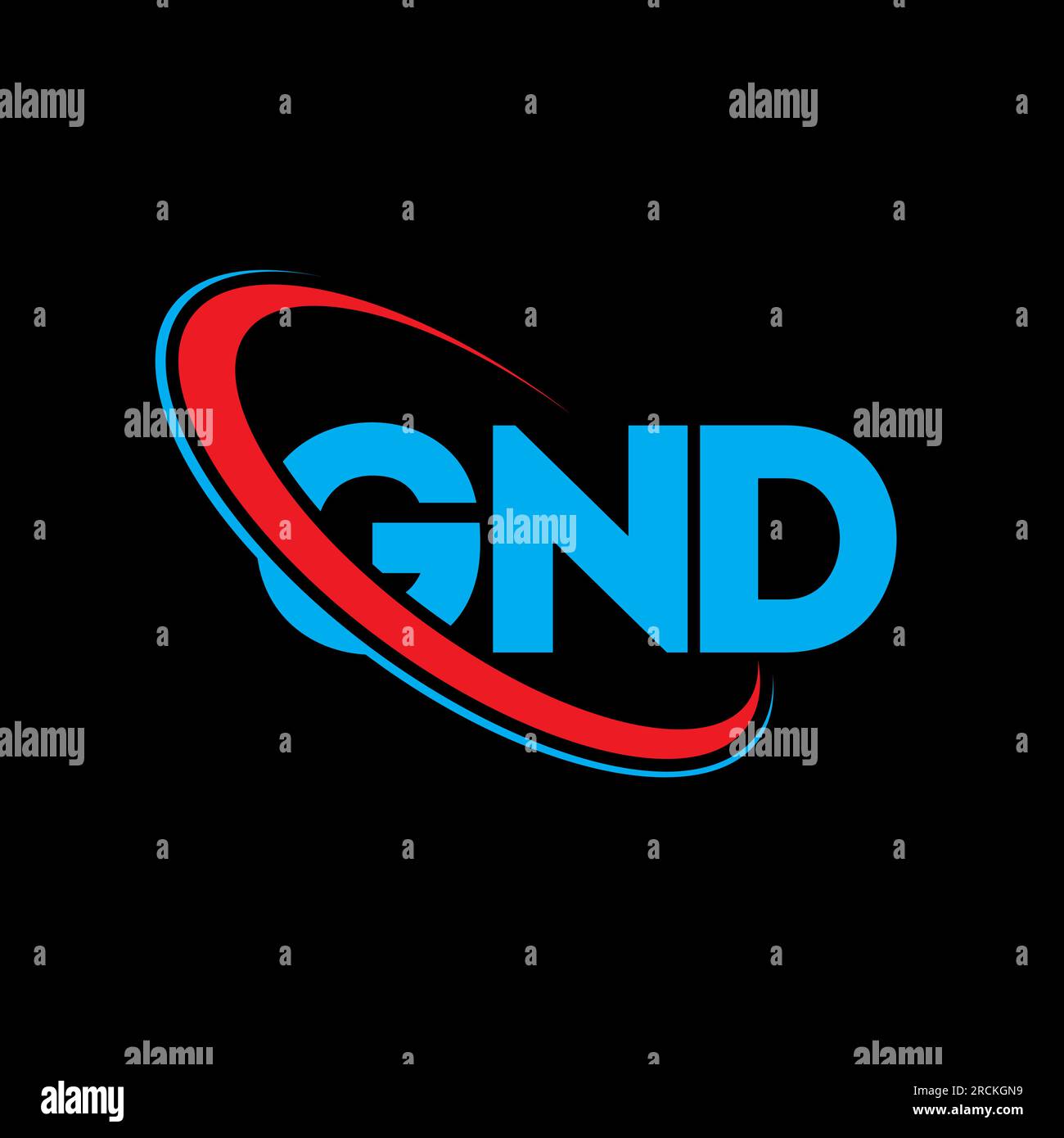 GND logo. GND letter. GND letter logo design. Initials GND logo linked ...