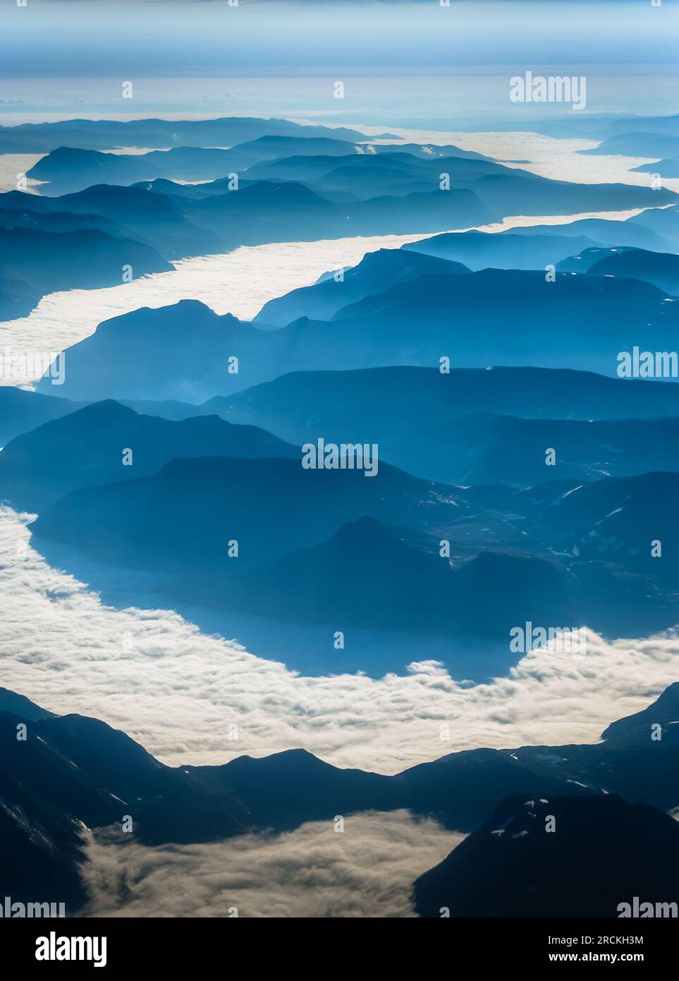Aerial Views, scenes from an airliner Stock Photo - Alamy