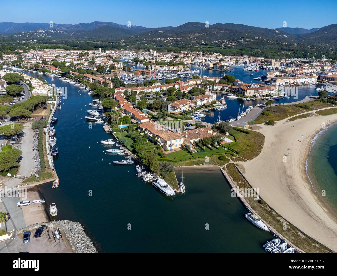 Port grimaud village aerial view hi-res stock photography and images ...