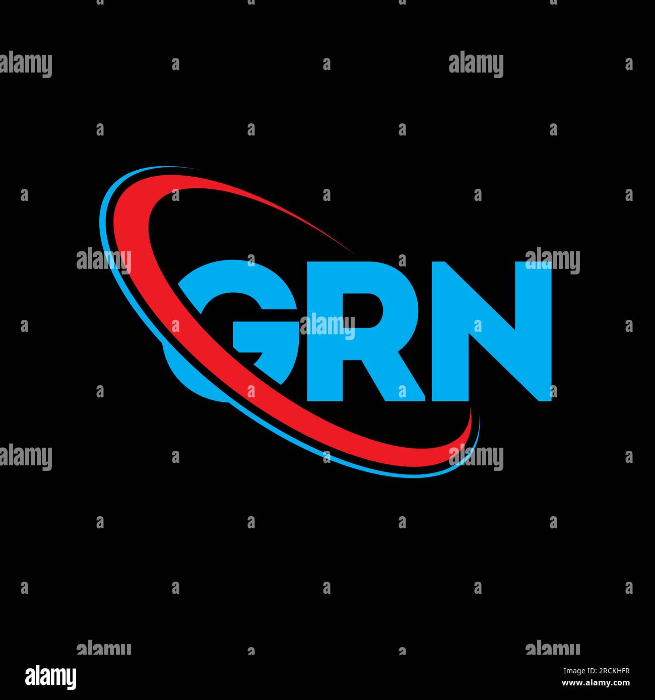 Grn logo design hi-res stock photography and images - Alamy