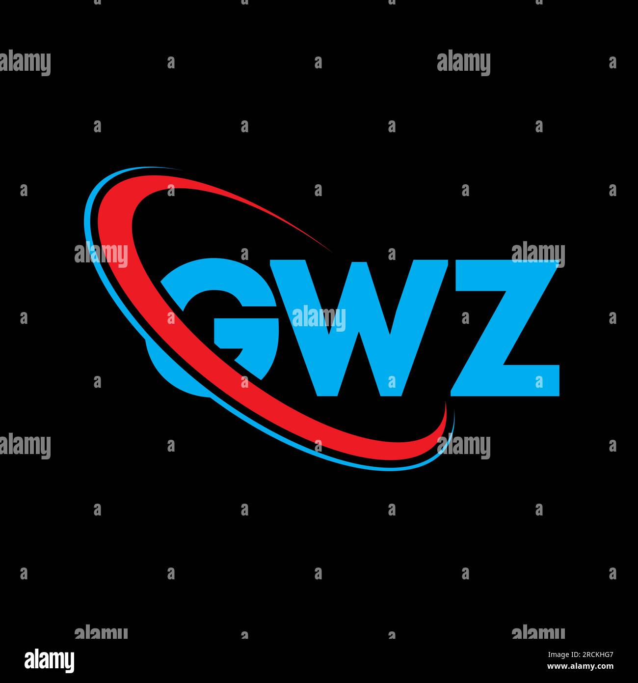 GWZ logo. GWZ letter. GWZ letter logo design. Initials GWZ logo linked ...