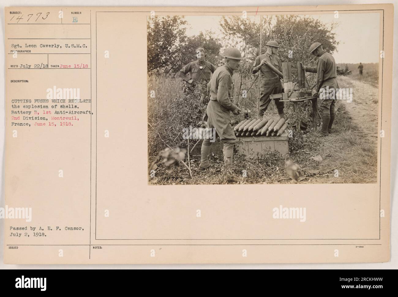 1st anti aircraft 2nd division hi-res stock photography and images - Alamy