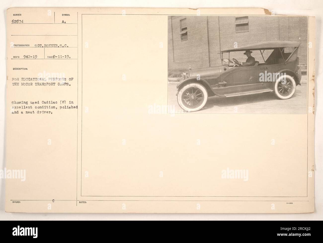 Photo depicting a used Cadillac (8) in excellent condition, polished ...