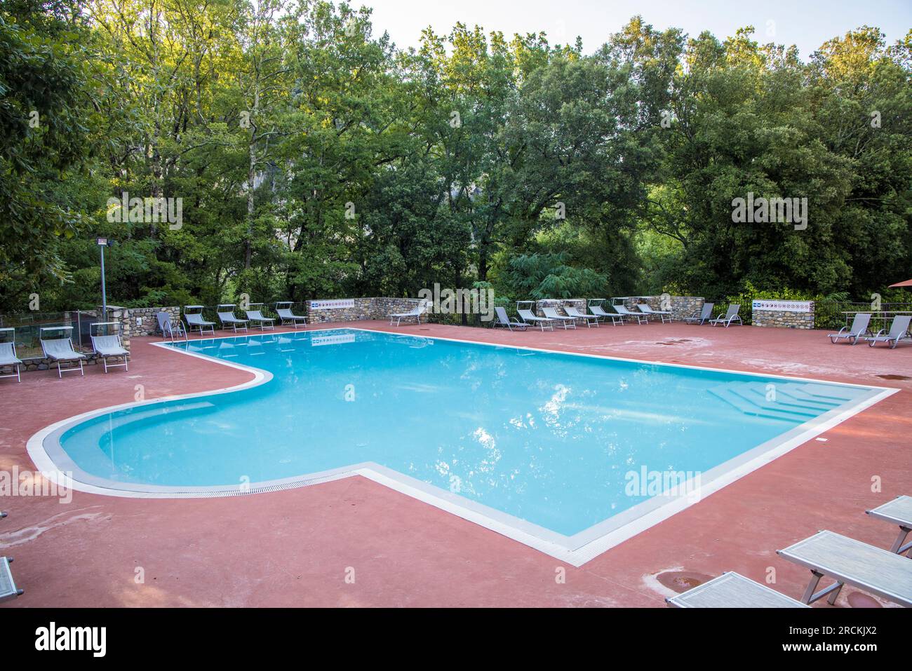 France campsite swimming pool hi-res stock photography and images - Alamy