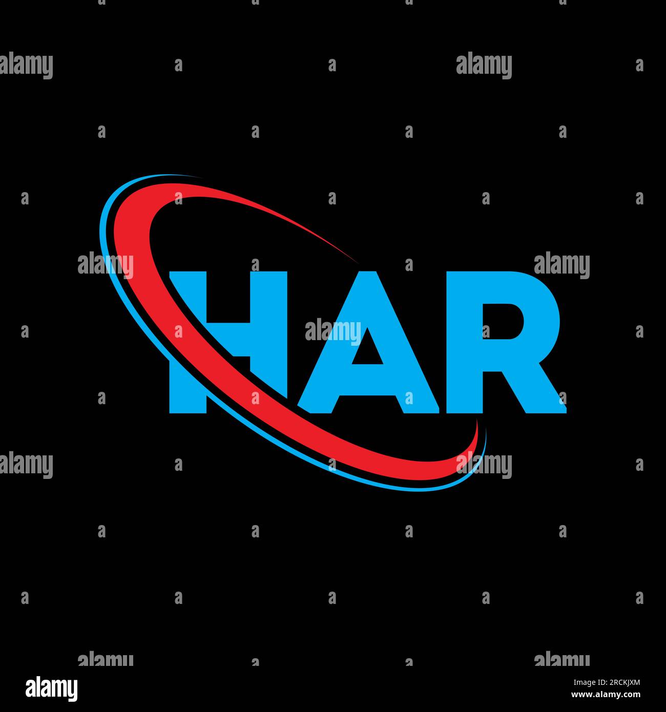 HAR logo. HAR letter. HAR letter logo design. Initials HAR logo linked ...