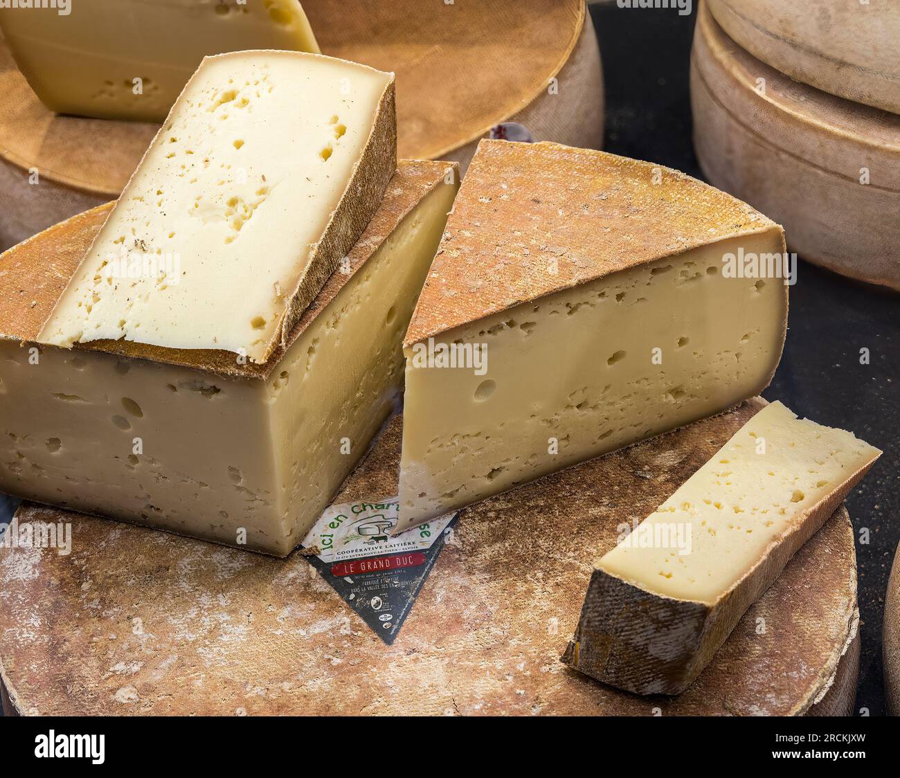 Le Grand Duc, artisan local cheese made with milk from a cooperative ...