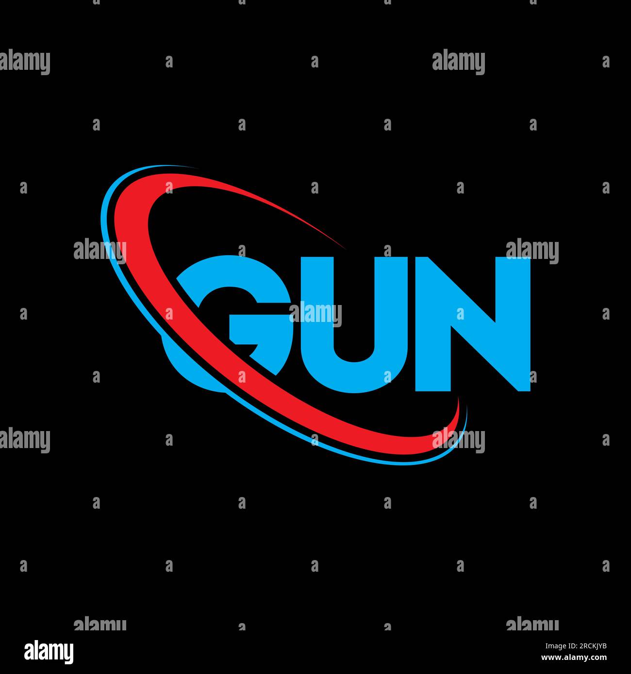 GUN logo. GUN letter. GUN letter logo design. Initials GUN logo linked ...