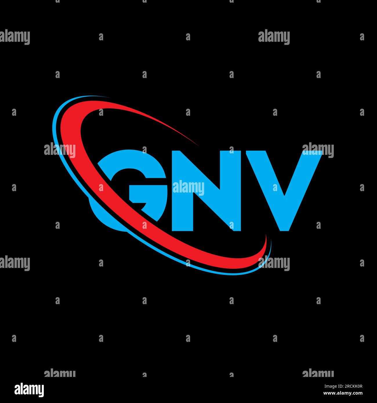 GNV logo. GNV letter. GNV letter logo design. Initials GNV logo linked ...