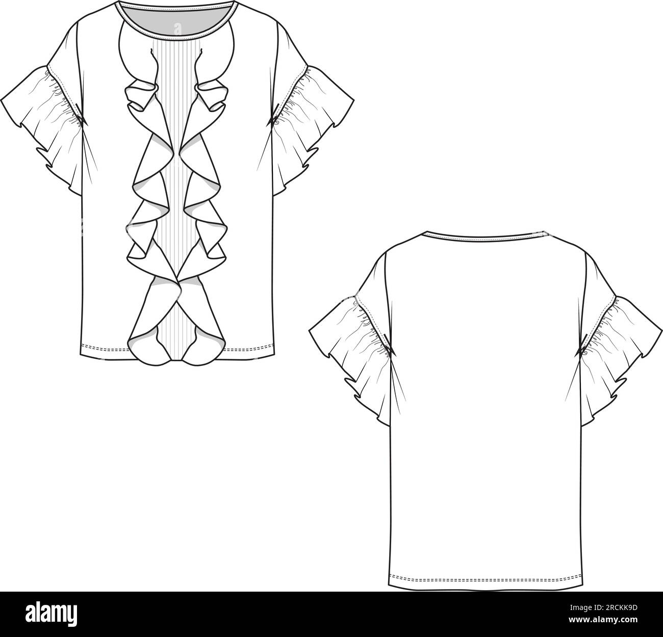 White ruffle shirt hi-res stock photography and images - Alamy