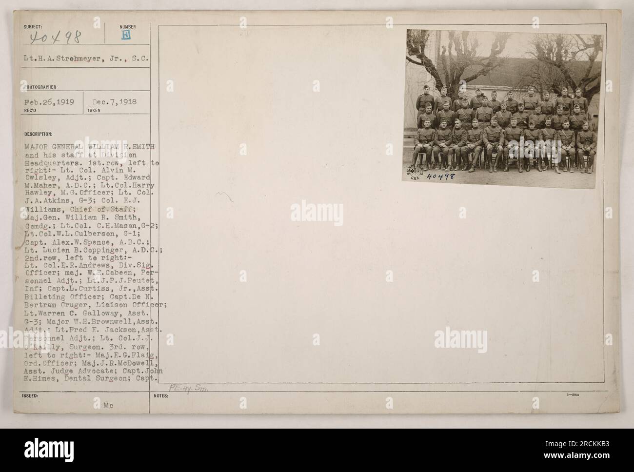 Lt pred e jackson hi-res stock photography and images - Alamy