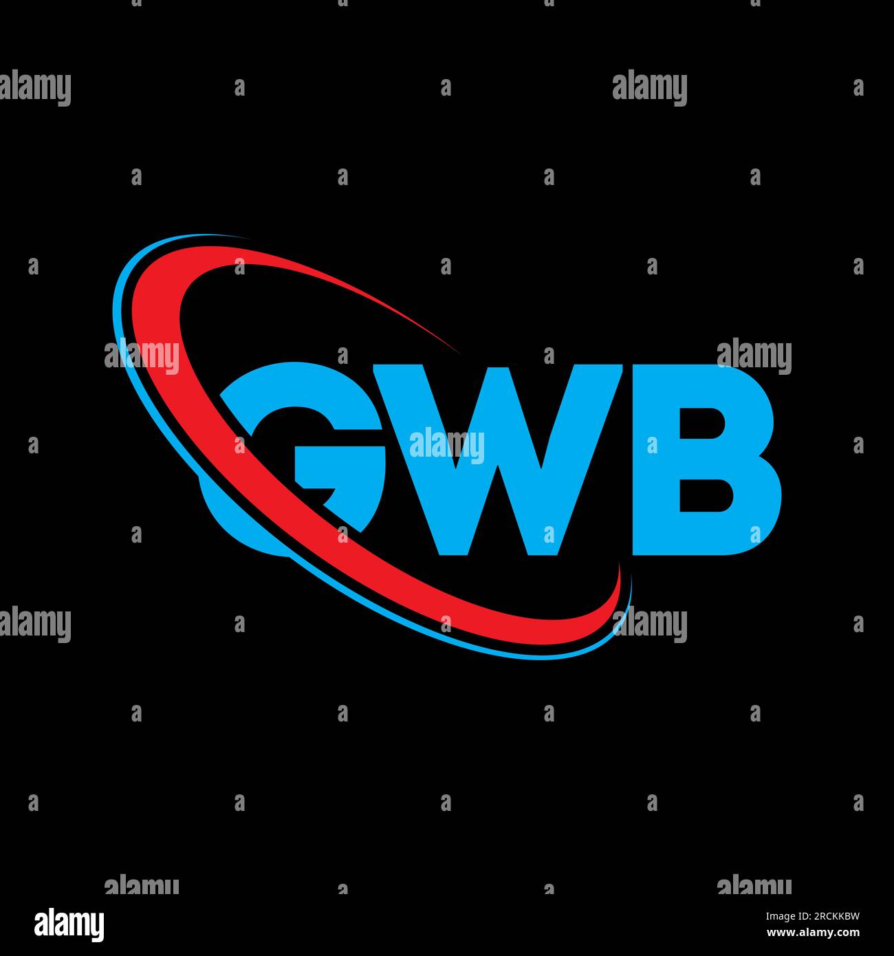 GWB logo. GWB letter. GWB letter logo design. Initials GWB logo linked ...