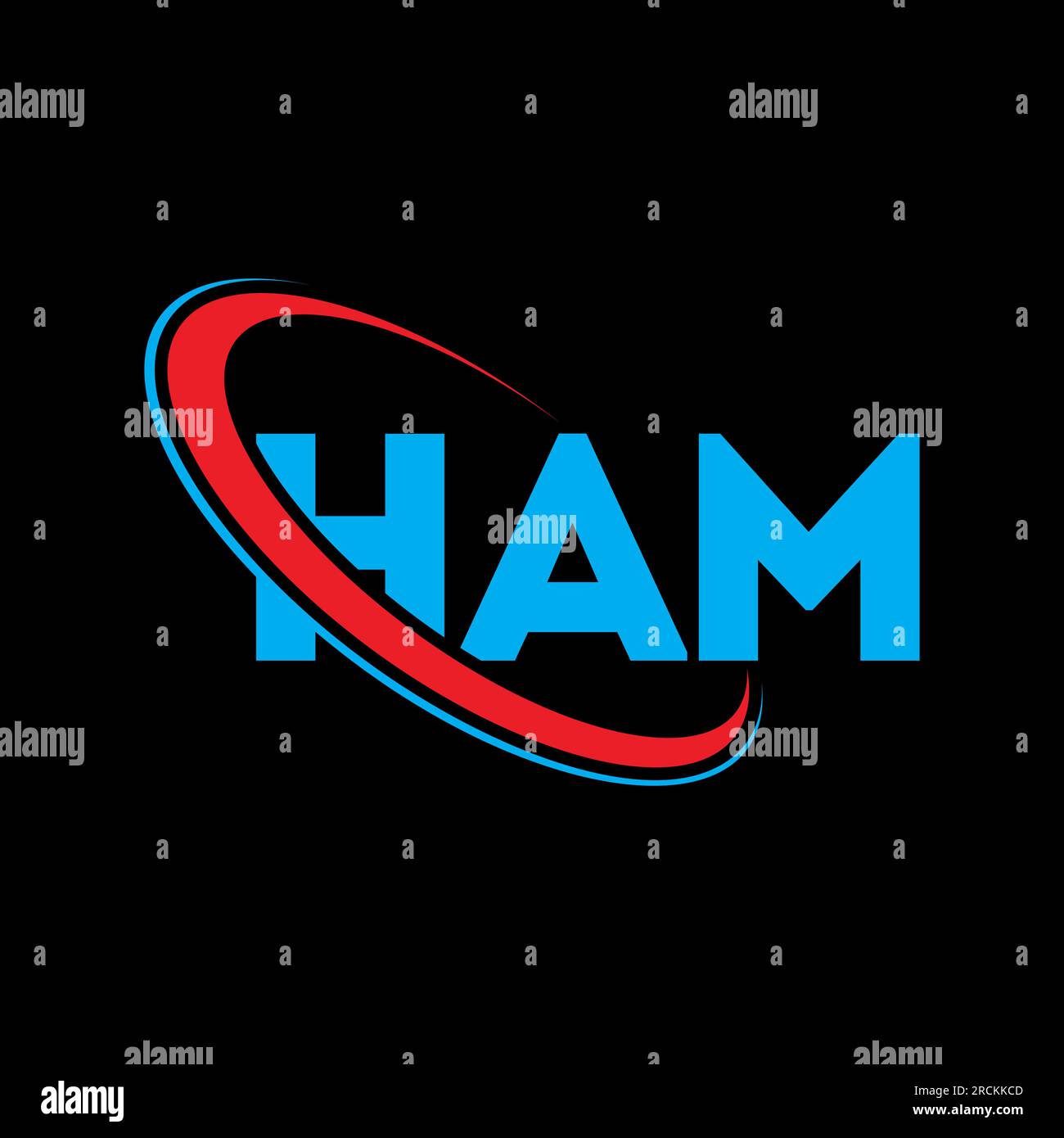 HAM logo. HAM letter. HAM letter logo design. Initials HAM logo linked ...