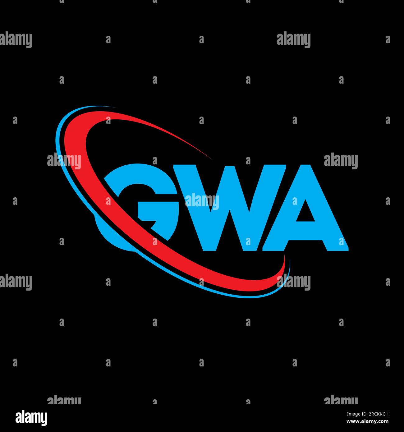 GWA logo. GWA letter. GWA letter logo design. Initials GWA logo linked ...