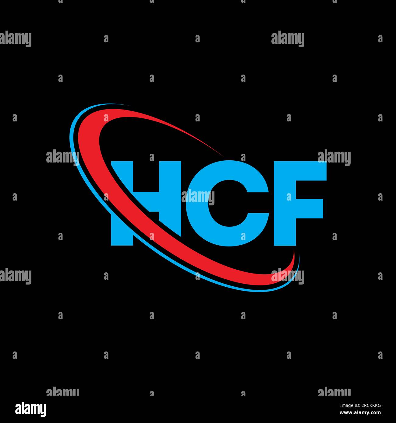 HCF logo. HCF letter. HCF letter logo design. Initials HCF logo linked ...