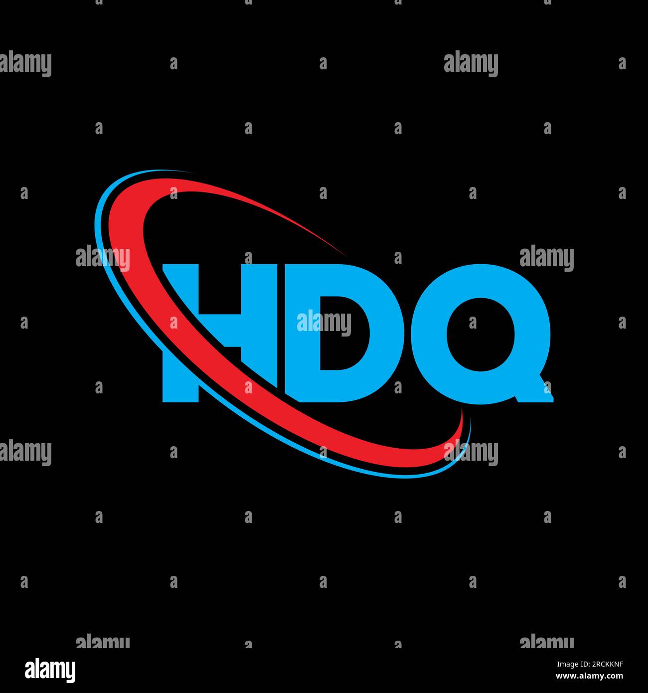 HDQ logo. HDQ letter. HDQ letter logo design. Initials HDQ logo linked ...
