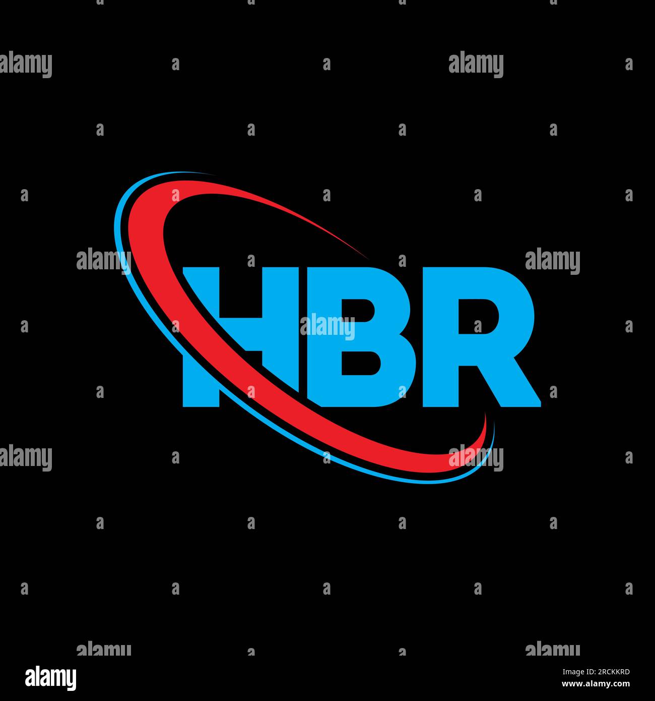 HBR logo. HBR letter. HBR letter logo design. Initials HBR logo linked ...