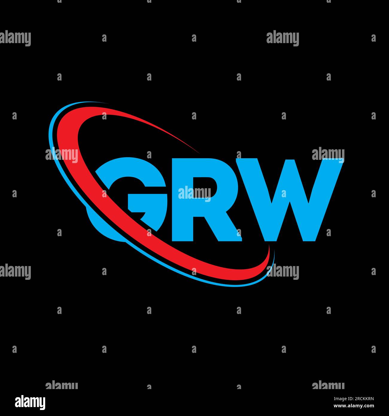 GRW logo. GRW letter. GRW letter logo design. Initials GRW logo linked ...