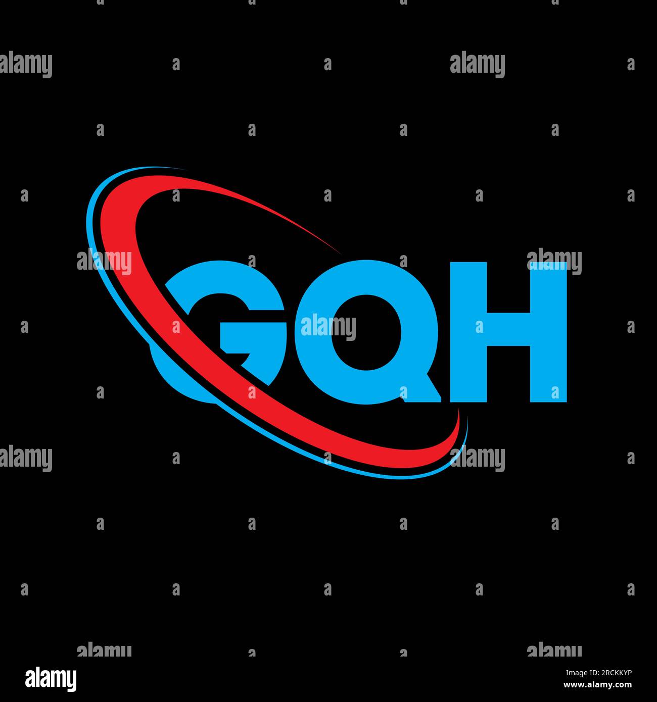 GQH logo. GQH letter. GQH letter logo design. Initials GQH logo linked ...