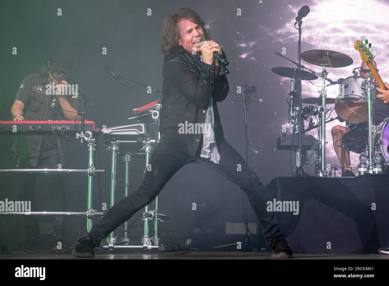 Joey Tempest, pseudonym of Rolf Magnus Joakim Larsson of the Swedish ...