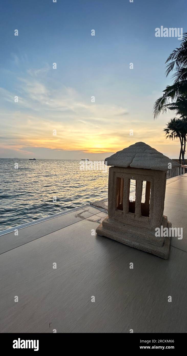 Water blue sky sun sunset landscape island tropical luxury hi-res stock ...