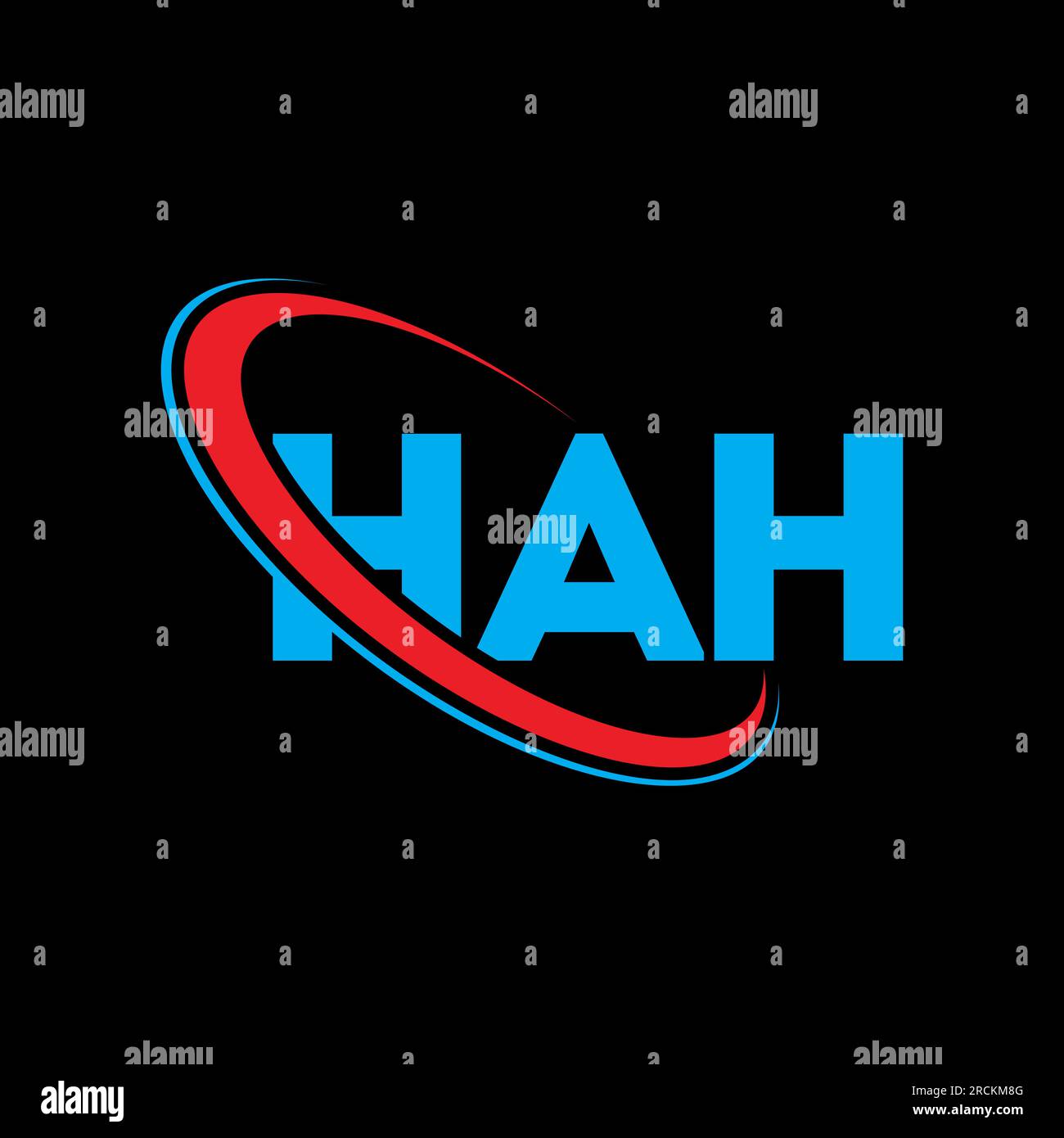 HAH logo. HAH letter. HAH letter logo design. Initials HAH logo linked ...