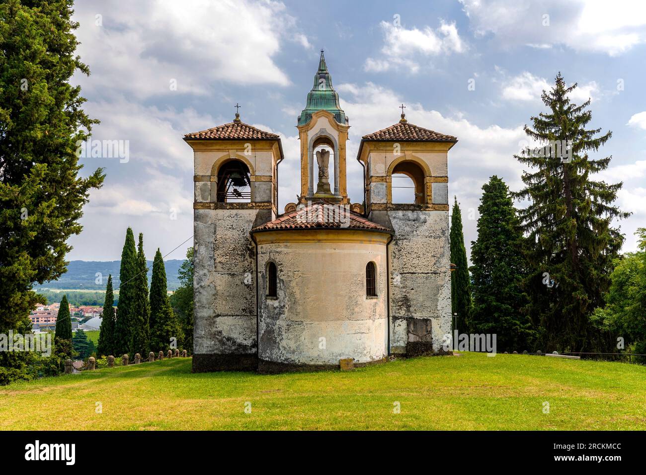 Italy Veneto Vidor War Memorial Monument and Chapel of Our Lady of ...