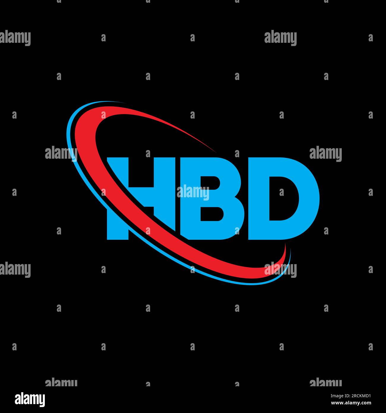 HBD logo. HBD letter. HBD letter logo design. Initials HBD logo linked ...