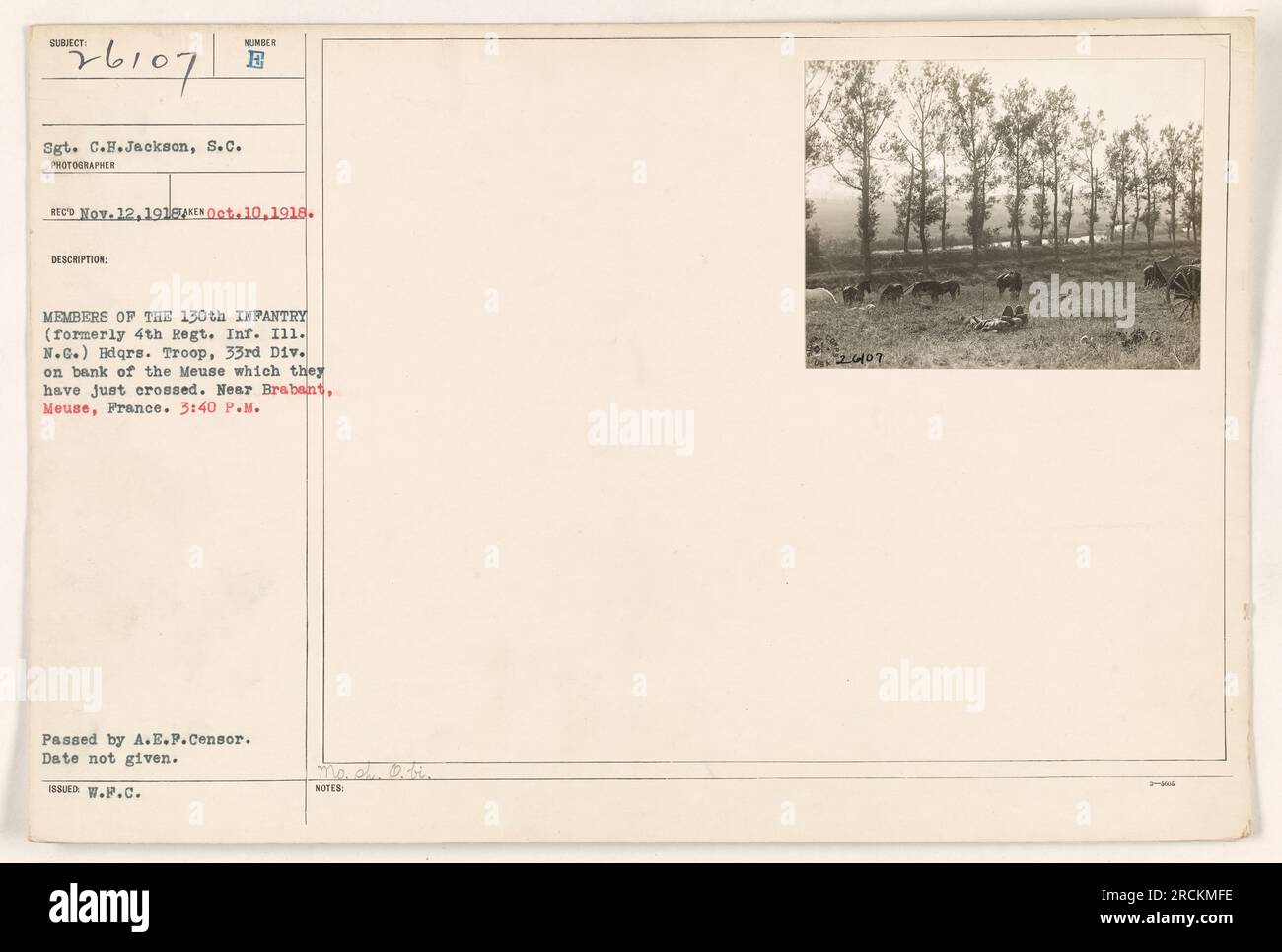 Member of the 130th infantry hi-res stock photography and images - Alamy