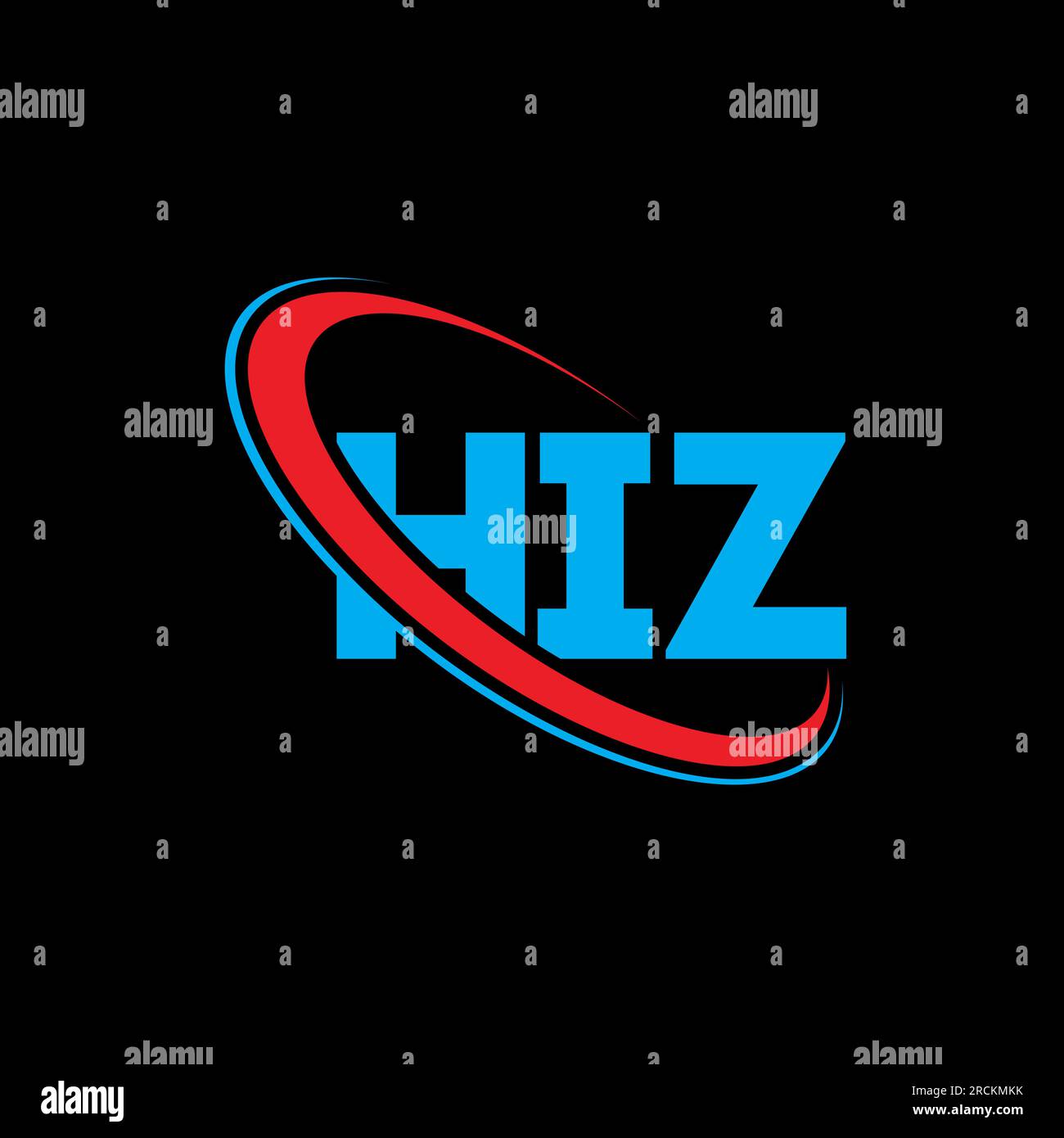 HIZ logo. HIZ letter. HIZ letter logo design. Initials HIZ logo linked ...