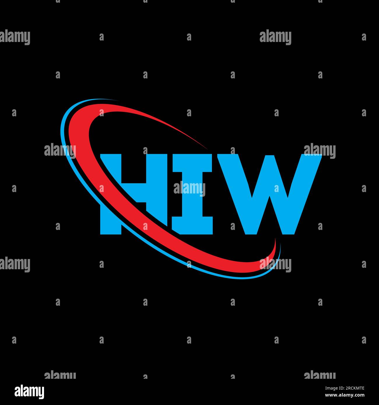 HIW logo. HIW letter. HIW letter logo design. Initials HIW logo linked ...