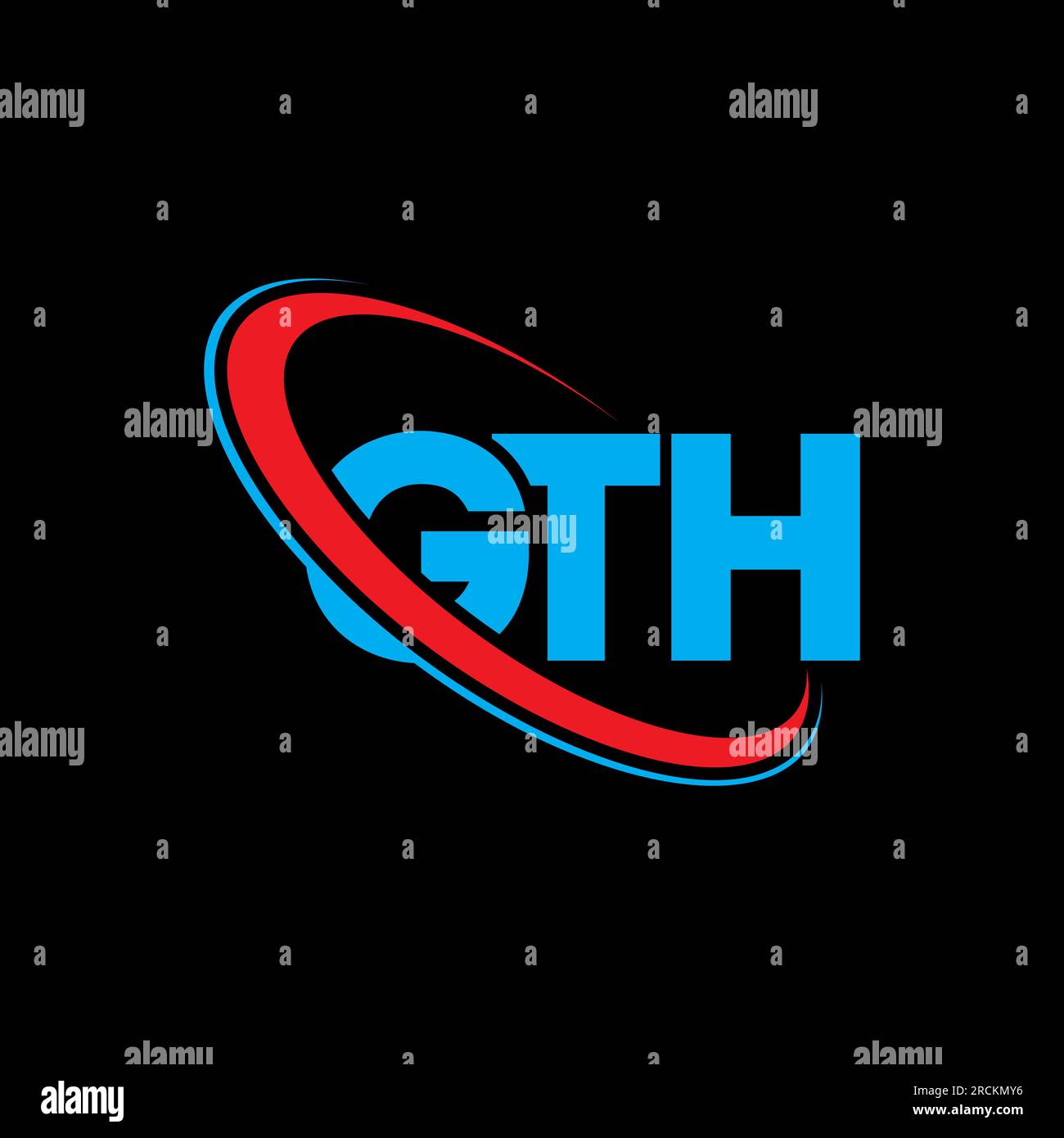 GTH logo. GTH letter. GTH letter logo design. Initials GTH logo linked ...