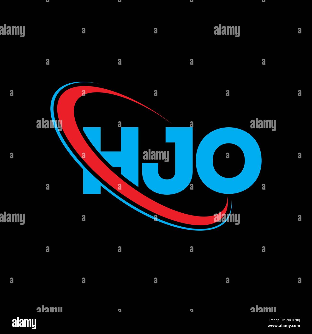 HJO logo. HJO letter. HJO letter logo design. Initials HJO logo linked ...