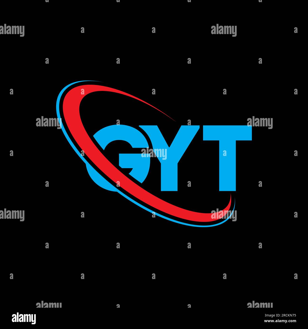 GYT logo. GYT letter. GYT letter logo design. Initials GYT logo linked ...