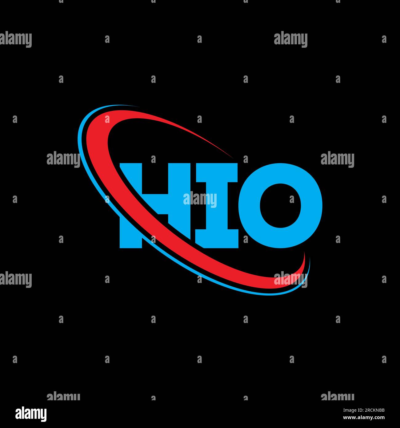 HIO logo. HIO letter. HIO letter logo design. Initials HIO logo linked ...