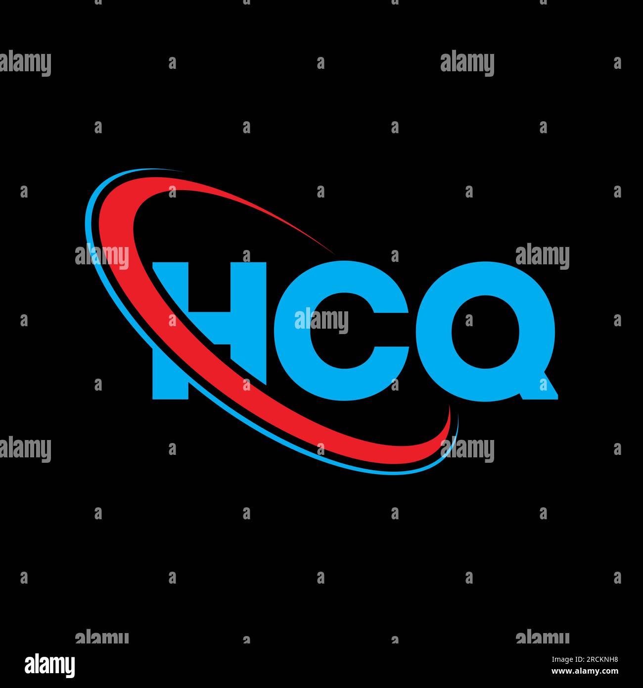 HCQ logo. HCQ letter. HCQ letter logo design. Initials HCQ logo linked ...
