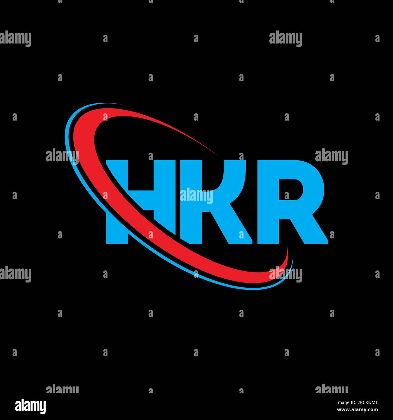 HKR logo. HKR letter. HKR letter logo design. Initials HKR logo linked ...