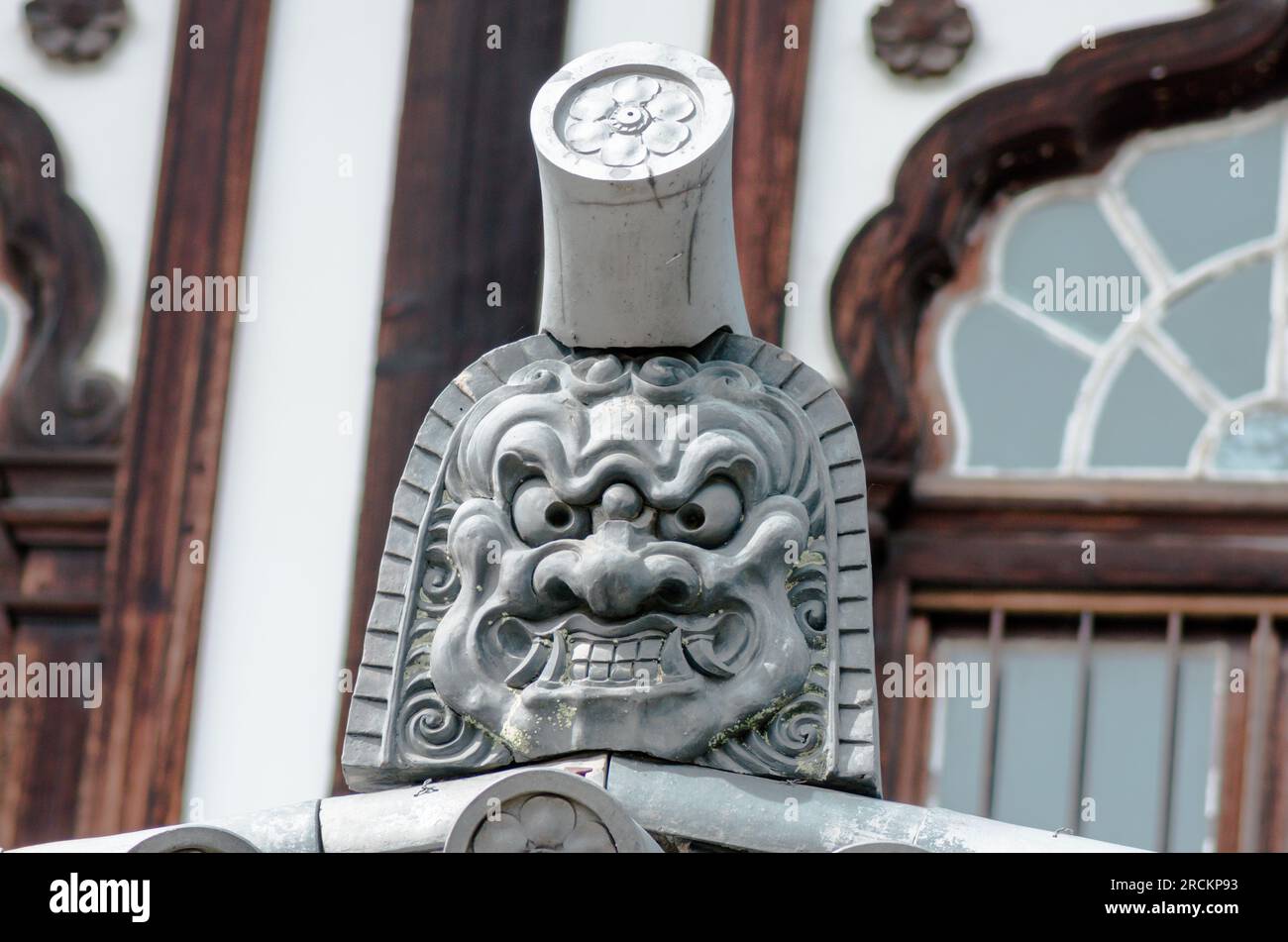 Japanese Temple Carving Grotesque. Todaiji, Nara, Honshu, Japan Stock ...