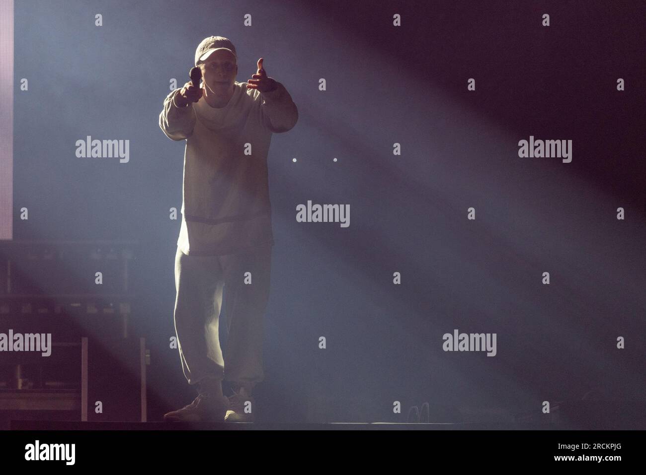 Chicago, USA. 14th July, 2023. Rapper NF (Nathan Feuerstein) during the ...