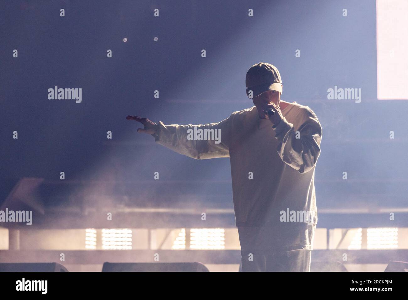 Chicago, USA. 14th July, 2023. Rapper NF (Nathan Feuerstein) during the ...