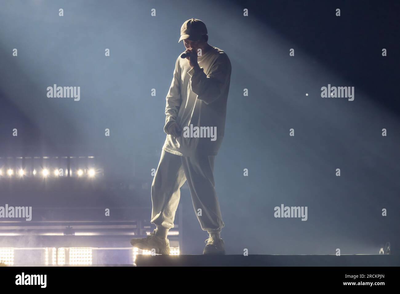 Chicago, USA. 14th July, 2023. Rapper NF (Nathan Feuerstein) during the ...