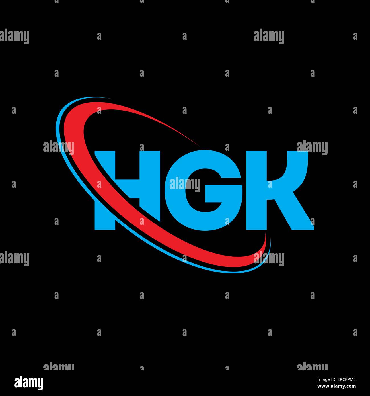HGK logo. HGK letter. HGK letter logo design. Initials HGK logo linked ...