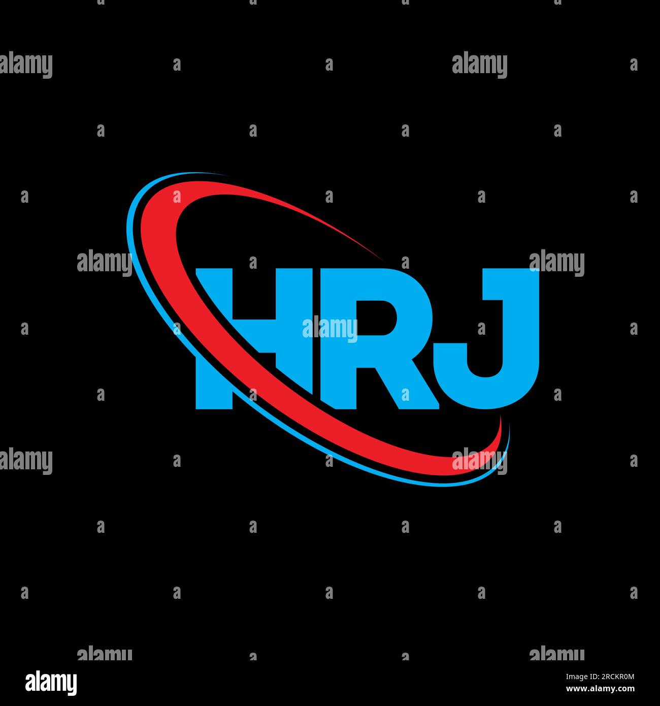 HRJ logo. HRJ letter. HRJ letter logo design. Initials HRJ logo linked ...