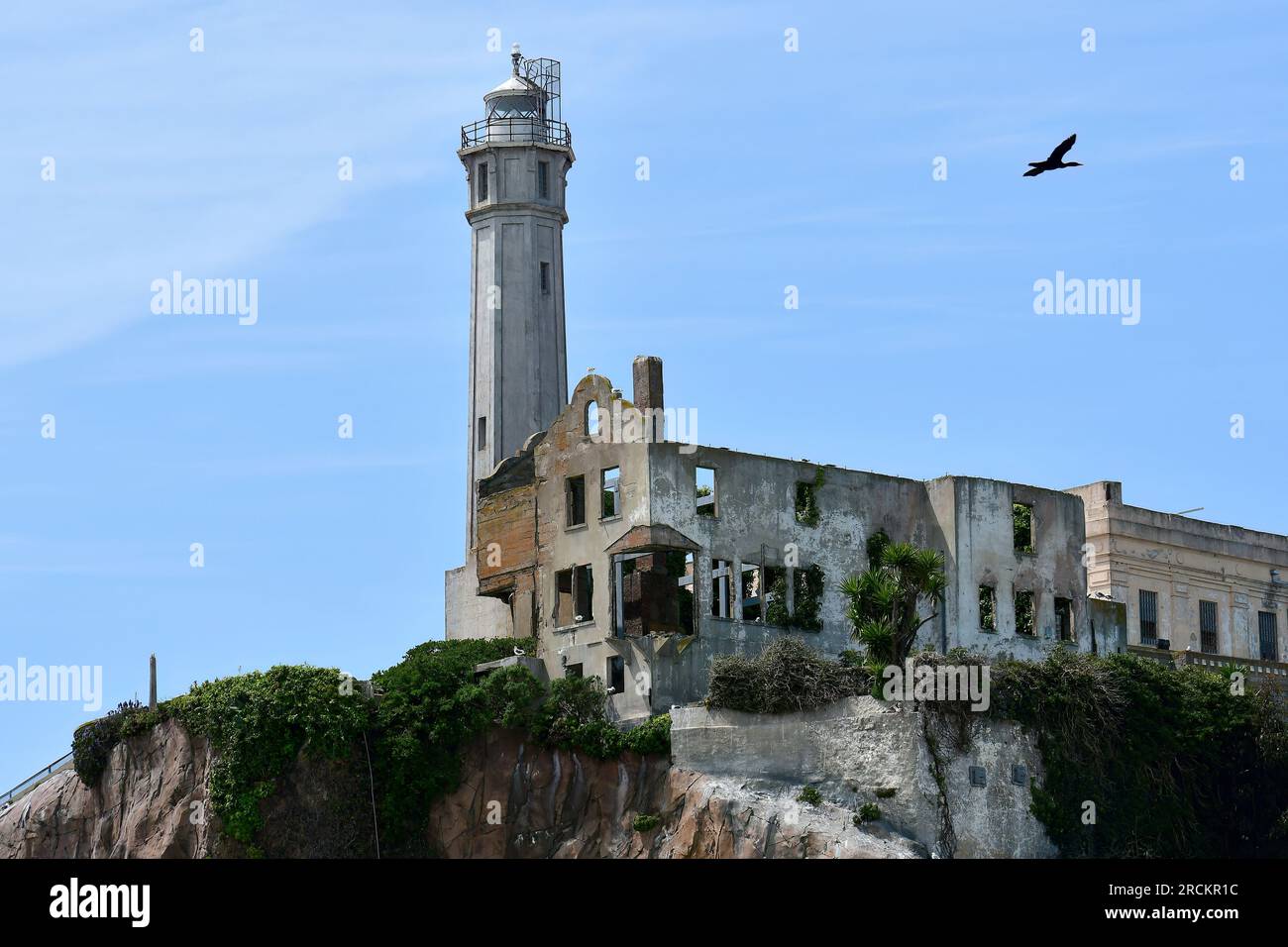 Alcatraz island lighthouse wardens house hi-res stock photography and ...