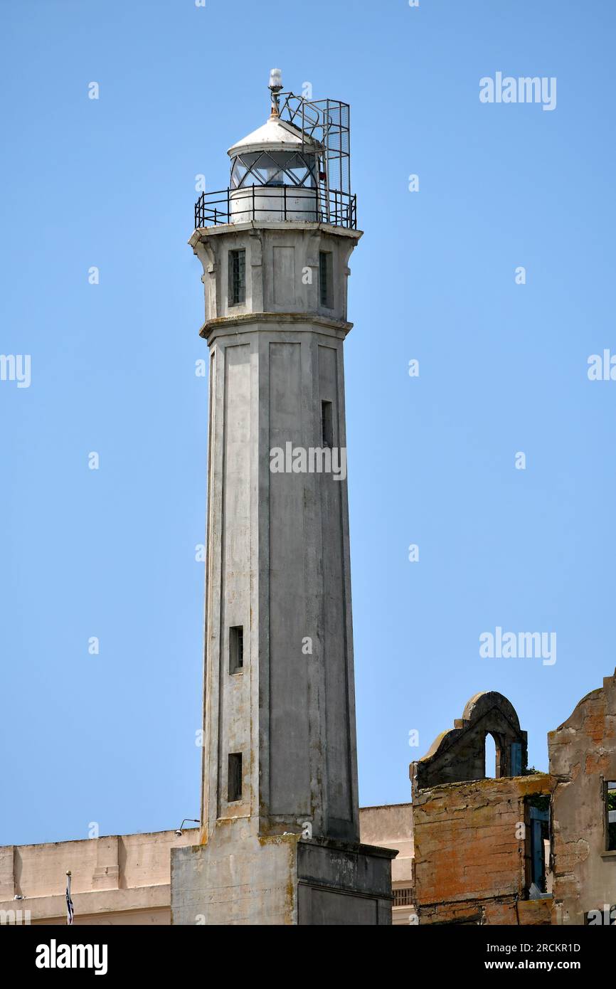 lighthouse, Alcatraz Federal Penitentiary, The Rock, Alcatraz Island ...