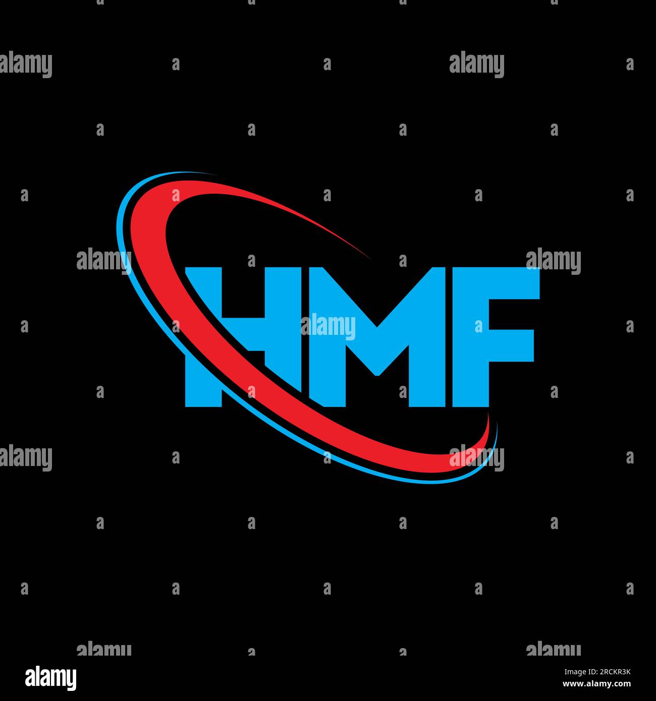 HMF logo. HMF letter. HMF letter logo design. Initials HMF logo linked ...