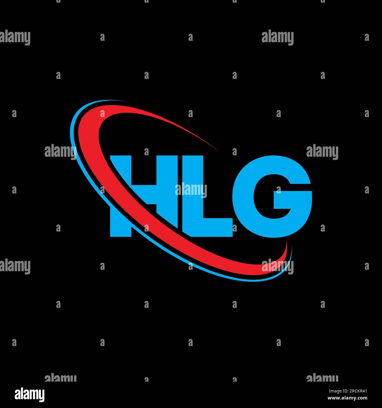 HLG logo. HLG letter. HLG letter logo design. Initials HLG logo linked ...